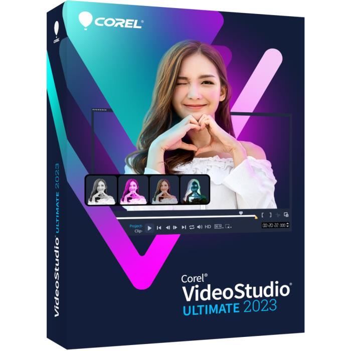 Corel VideoStudio Ultimate 2023 - licence perpétuelle - 2 appareils - A ...