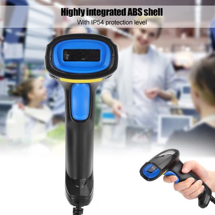 Scanner de codes-barres filaire unidimensionnel (YHD-1100L) avec coque ...
