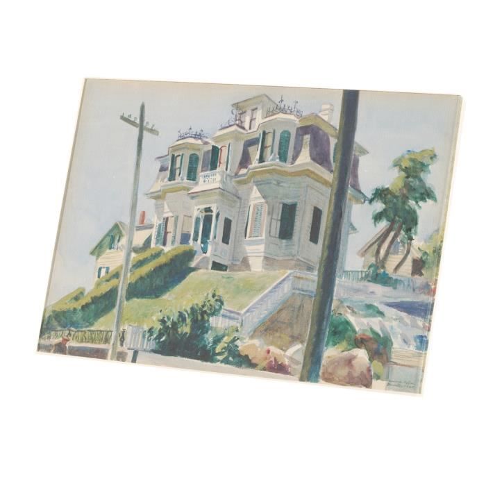 Tableau Décoratif Haskell's House Edward Hopper Peinture Realisme ...