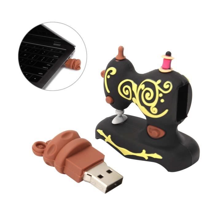 Clé USB - FDIT - Photo Stick Style dessin animé - 64 Go - Noir - USB 2. ...
