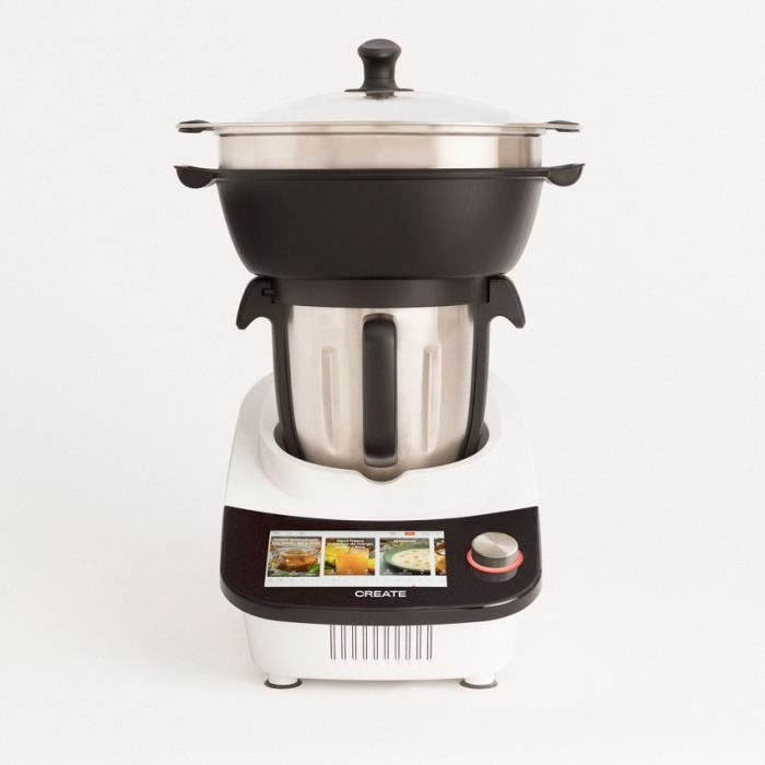 CHEFBOT TOUCH LARGE - Robot de cuisine intelligent avec panier vapeur ...