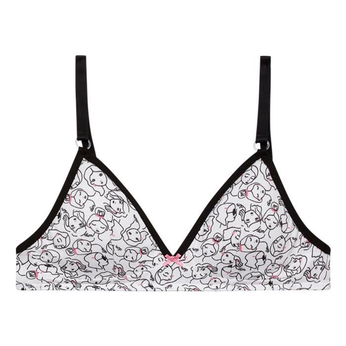 Soutien-gorge triangle - DIM - Enfant - Coton stretch - Sans armature ...