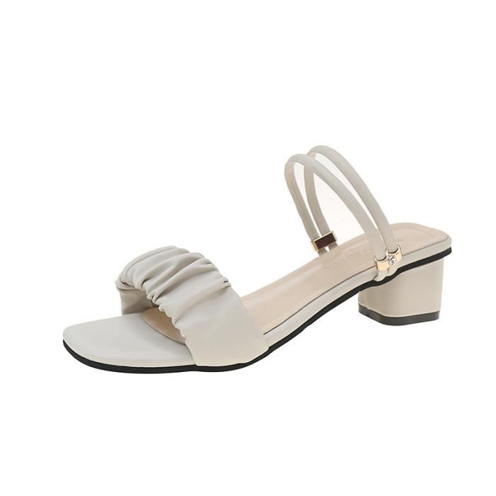 Sandales À Talons Hauts Chaussons Femmes Pompes Mode Été Sexy Exquis ...