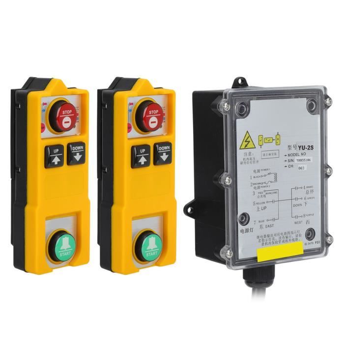 Mxzzand Télécommande de grue de levage Contrôleur de télécommandes de ...