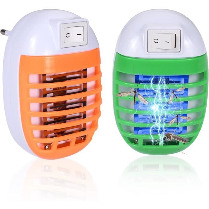 Uv Anti Moustique,Lampe Electrique Tue Mouche, 4W Prise Electrique Bug ...