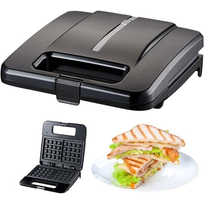 Machine À Gaufrier Électrique Sandwich Maker Chauffage Uniforme Double ...