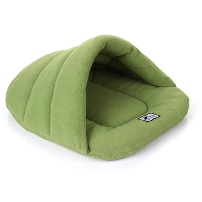 PET LIT,green-38X28X18cm--Lits polaire doux pour chiens, tapis'hiver ...