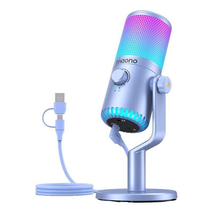 Maono Microphone Microphone DM30RGB (Violet) - Cdiscount TV Son Photo