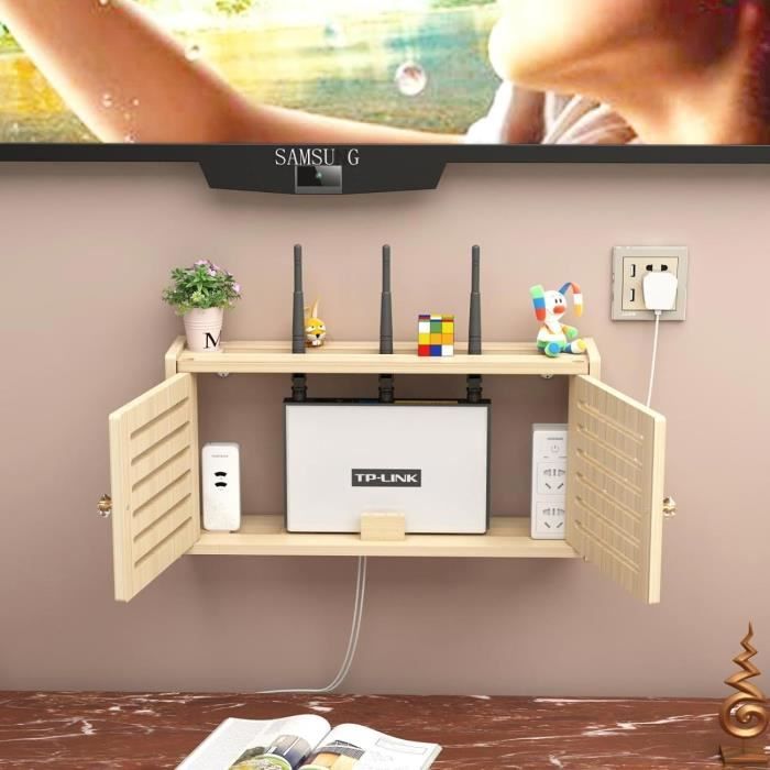 Etagere Pour Decodeur Et Box Rangement Box Internet Étagère Tv Set-Top ...