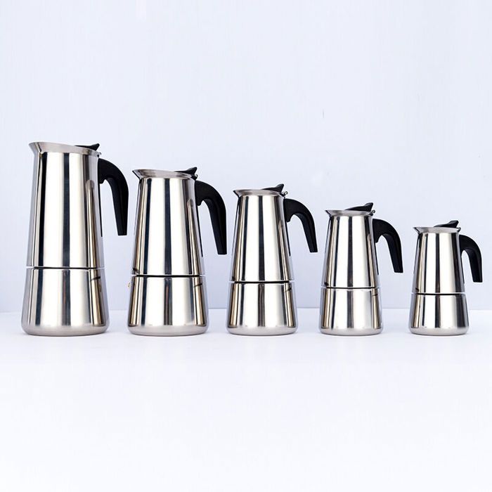 Cafetière Moka - JORMFTTE - 300ml - Inox - Compatible induction ...