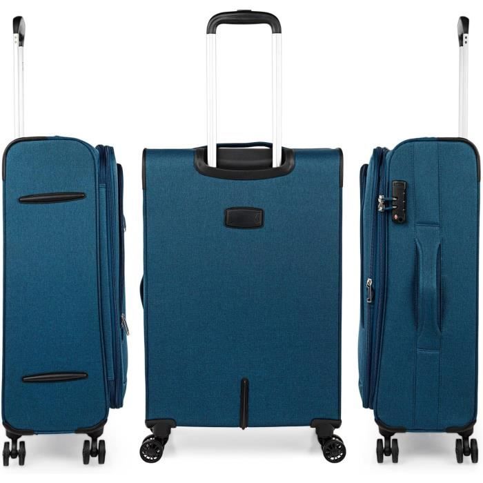 Grande Valise Tissu Roulette - Valise Grande Taille Xxl Résistante En ...