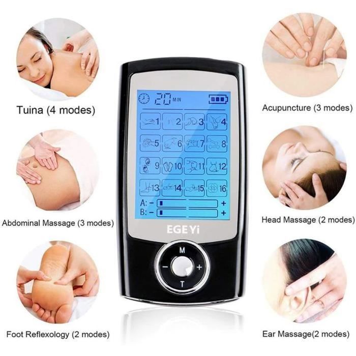APPAREIL D'ELECTROSTIMULATION Electrostimulateur Musculairethérapie ...