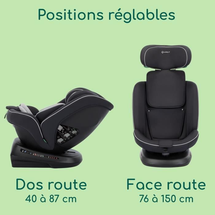 SAFETY 1ST Siège auto Cosmo I-Safe I-Size, De 0 à 12 ans, 40 - 150 cm ...