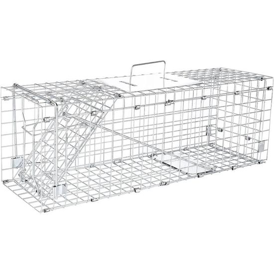 Elbe Safe Pièges à Chat en Fil Acier galvanisé - 62x18x21 cm - Piège de ...