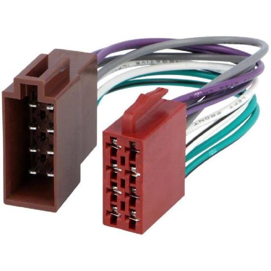 Connecteur pour postes radio - ADNAUTO - Fiche autoradio ISO 8PIN ... Connecteur pour postes radio - ADNAUTO - Fiche autoradio ISO 8PIN ...