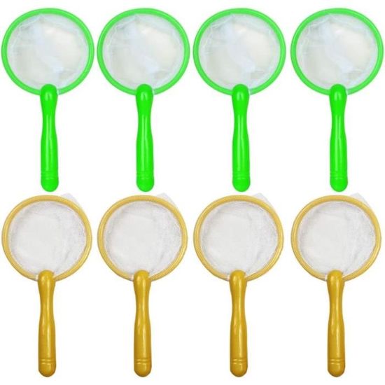 Lot de 10 filets attrape-insectes pour enfants - Petit filet de pêche ...