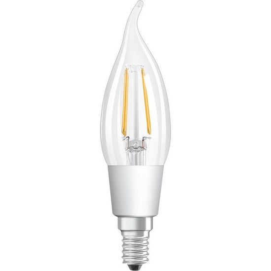 Star+ Ampoule Led À Filament | Culot E14 | Forme Flamme Coup De Vent | Dimmable (Glow Dim ...