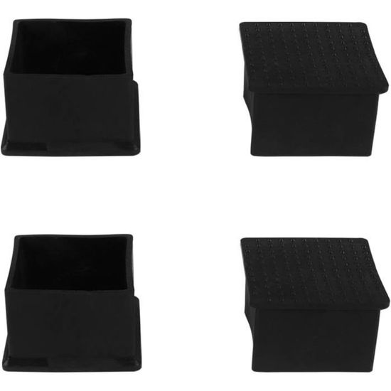 Lot De 4 Embouts De Protection Pour Pieds De Table En Pvc - 45 X 45 Mm ...