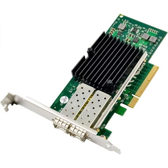 Gnc-0202 Carte Réseau Pcie À Fibre Optique 10 Gigabit, 2 Emplacements ...