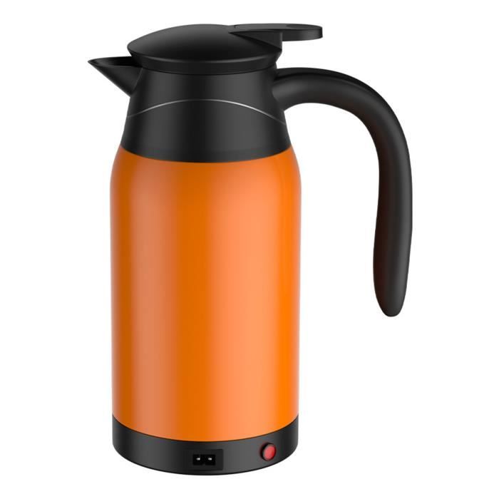 24V - Bouilloire électrique de voiture, Chauffe-eau portable en acier inoxydable de 1000ml, 24V ...