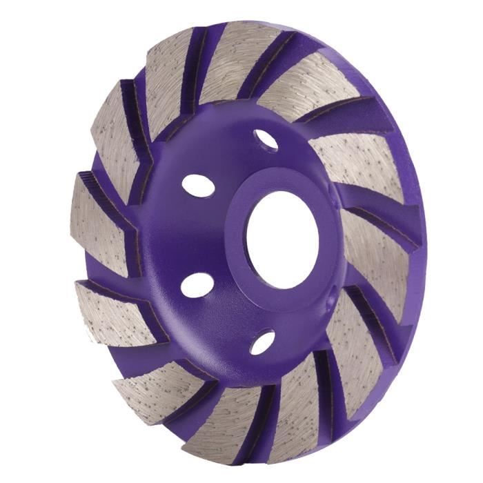 Akozon disque de meulage 100mm*5mm Disque de meule diamantée 6 trous ...