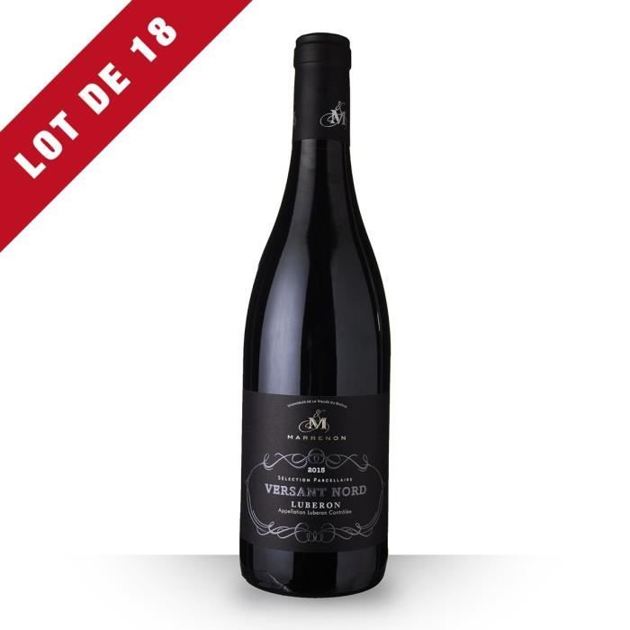18X Marrenon Versant Nord 2015 Rouge 75cl AOC Luberon - Vin Rouge - La ...