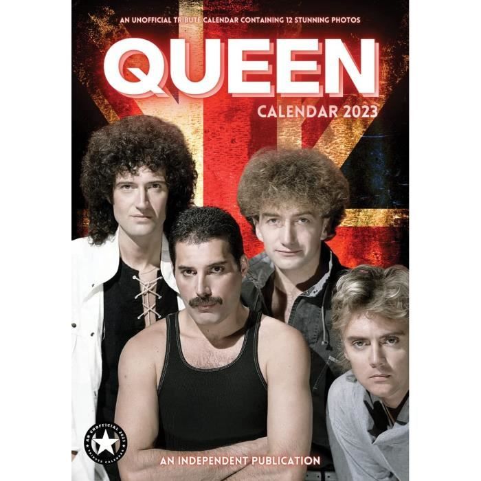 CALENDRIER 2023 QUEEN - FREEY MERCURY - MAXI FORMAT - FORMAT A3 ...