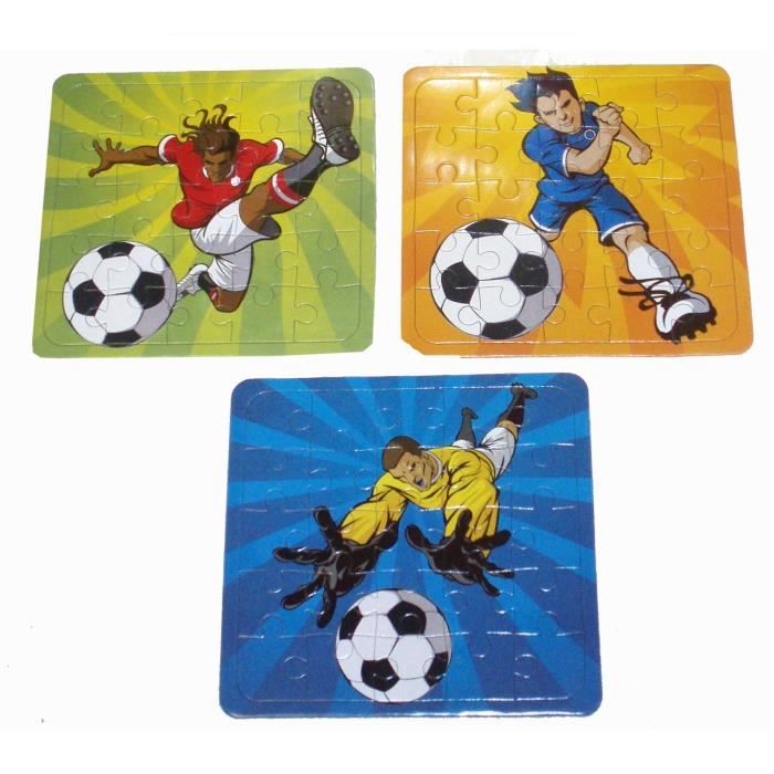 12 Mini Puzzles Football (25 Pièces) - Cdiscount Jeux - Jouets