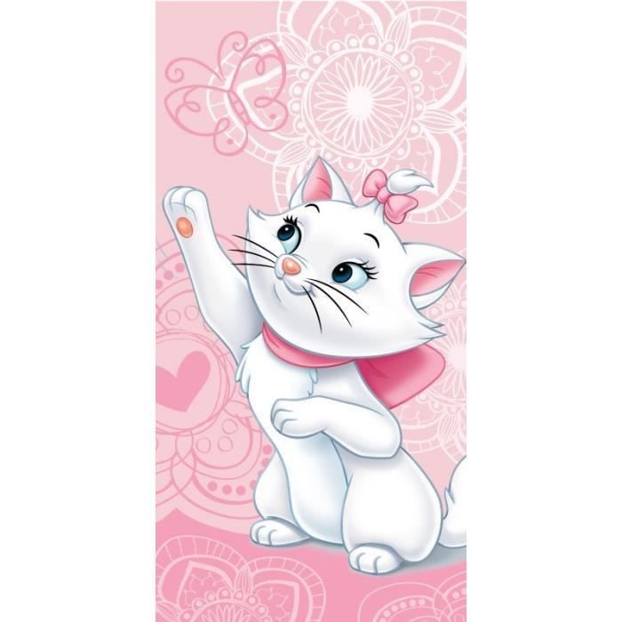 Serviette de plage - Disney - Marie - 70 x 140 cm - 100% coton ...