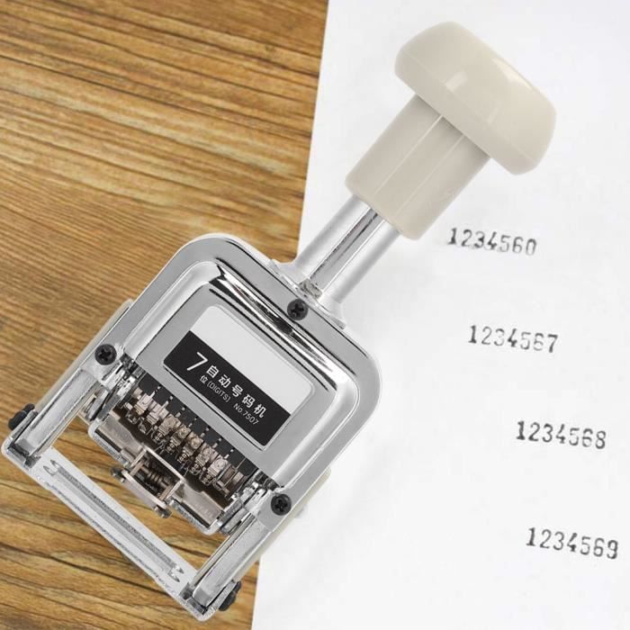 Numéroteur automatique à chiffres - Fournitures scolaires de bureau ...