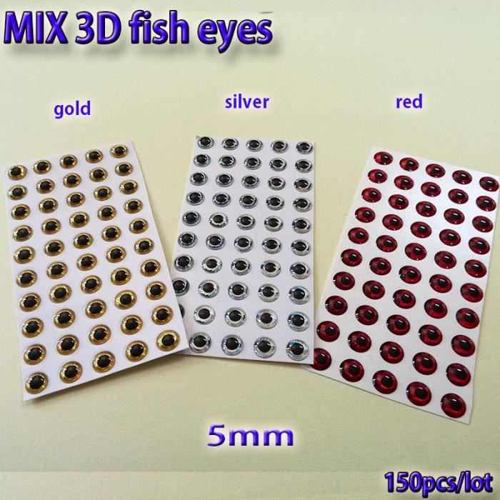 Pêche,Yeux de poissons pour la pêche au leurre,globes oculaires de ...
