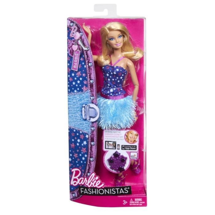 Barbie Fashionistas Bleue - Cdiscount Jeux - Jouets