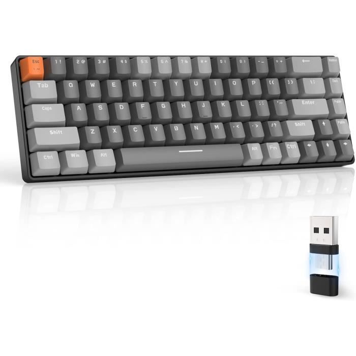 Rk68 Clavier Gamer Sans Fil, Clavier Mecanique Gaming 60%, Apex Pro ...