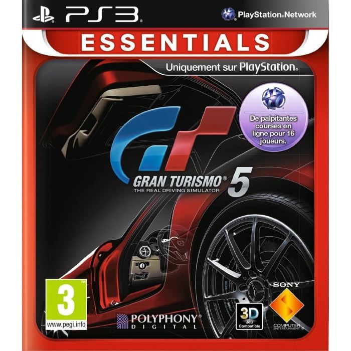 JEU PS3 ESSENT.GRAN TURISMO 5 - Cdiscount Jeux vidéo