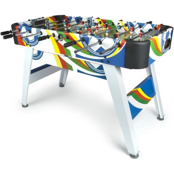 Leomark Fun Football Table eois Baby-Foot : Stabilité, Esthétique, et ...