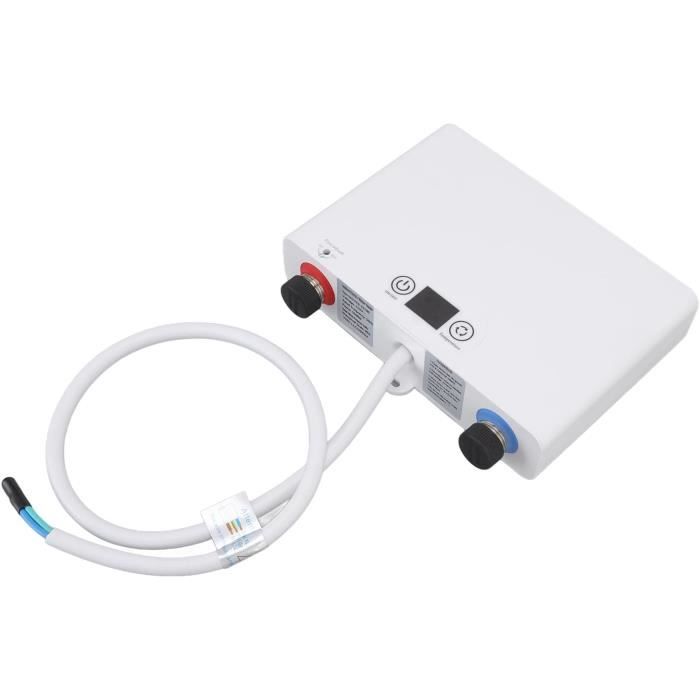 Chauffe-Eau Instantané, 220V 5500W Mini Chauffe-Eau Électrique À Réservoir Affichage Numérique ...