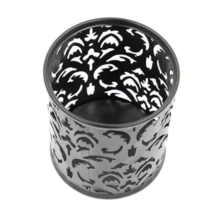 2 pièces créatif pratique décoratif en fer creux Art stylo conteneur ...