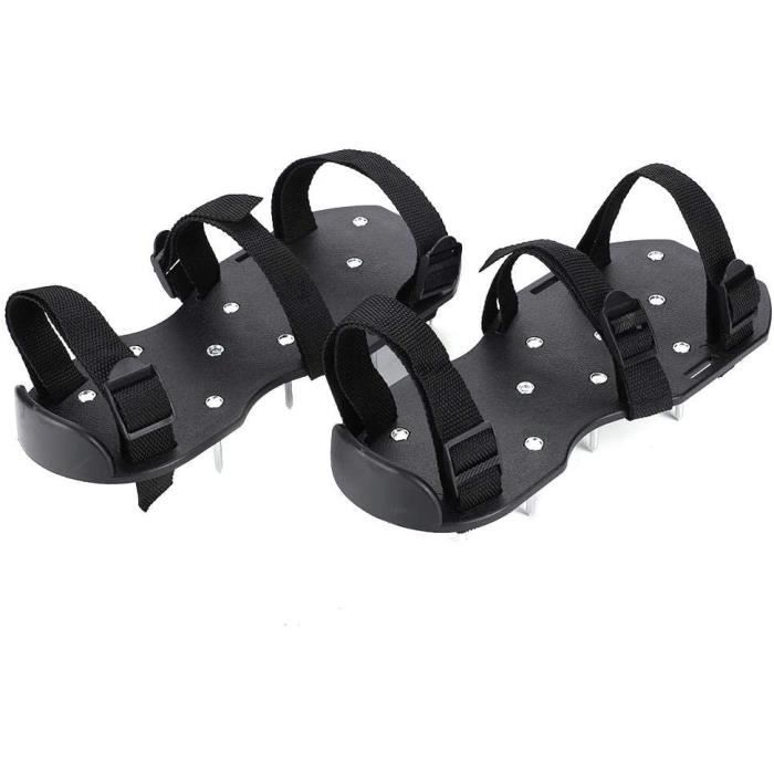 Aérateur de pelouse, Chaussures de Ventilateur de pelouse, Chaussures de scarificateur à Ongles ...
