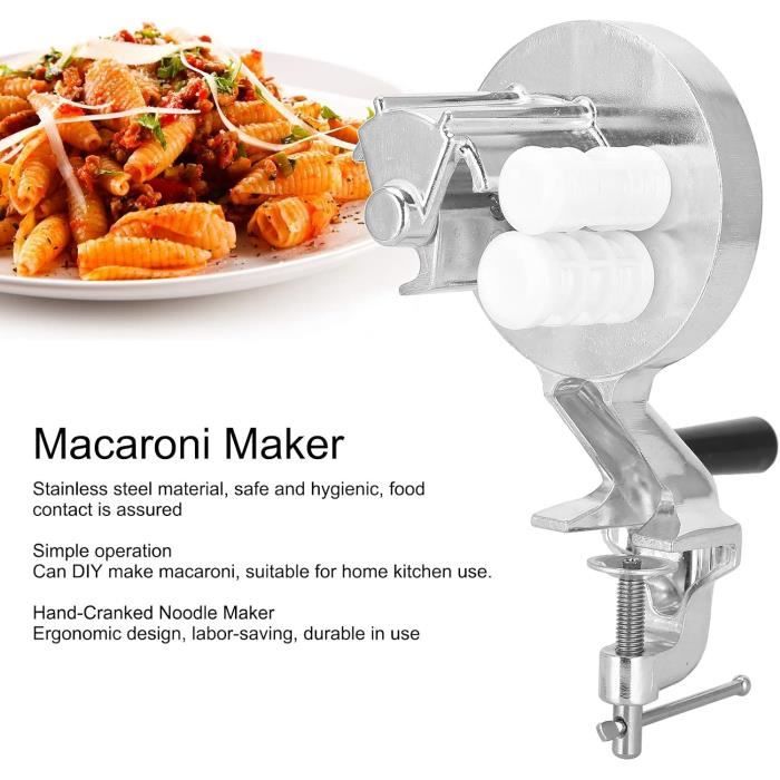 Uadme Manuel Twister Manuel Macaroni Maker en Acier Inoxydable Nouilles ...