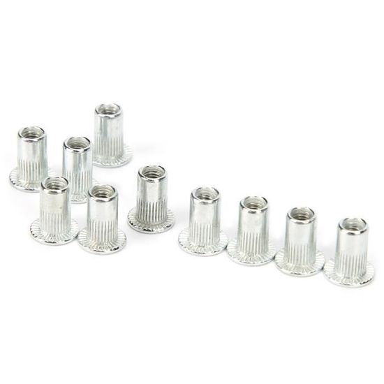 Tbest Rivet d'insertion fileté 100pcs Écrous à Rivets Kit Creux Insert ...