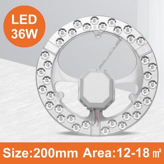 36w Tri-color Light Panneau LED à intensité variable avec télécommande plafonnier kit technique ...