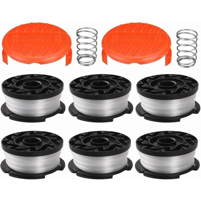 Bobine Fil Coupe Bordure Pour Black Et Decker Coupe Bordures, 6 Bobine De Fil Debroussailleuse ...