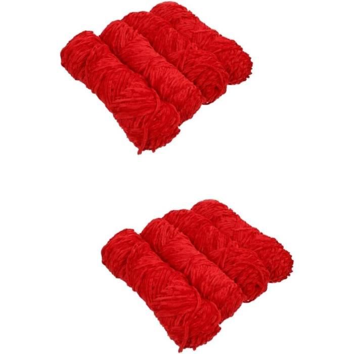 8 Pcs Fil De Velours Doré Coloré Fil De Laine Fil Jumbo Tricot ...