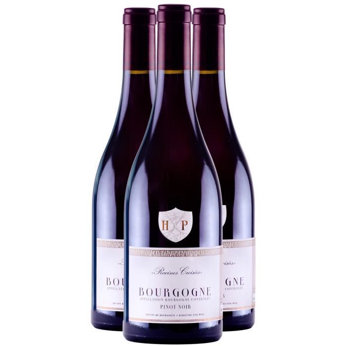 Bourgogne Rouge 2017 - Lot de 3x75cl - Maison Henri Pion - Vin AOC ...