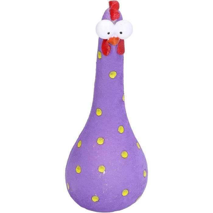 Décoration De Coq Big Eye Chicken Long Neck Funny Chicken Yard Art ...