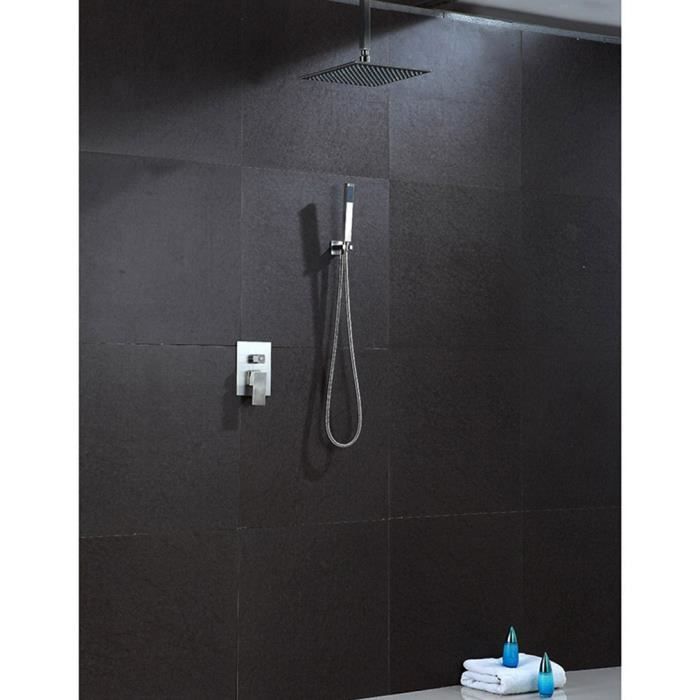 BONADE Sets de Douche Encastré avec Douchette à Main et Tête de Douche ...