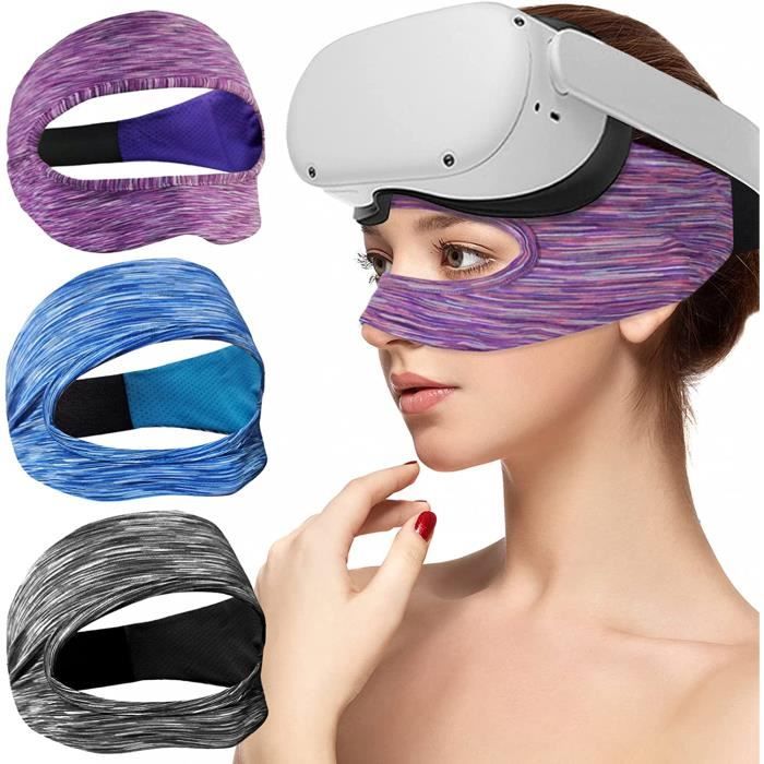 VR Face Cover pour Oculus Quest 2, Anti-Transpiration Étanche Housse Q2 ...