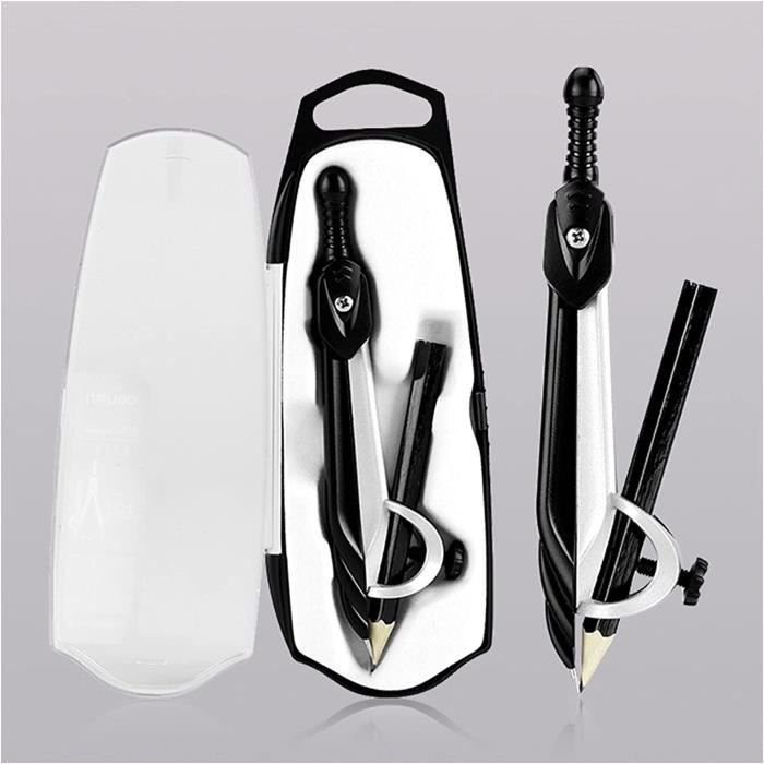 Compas de mesure Kit de géométrie mathématiques Boussole en métal avec ...