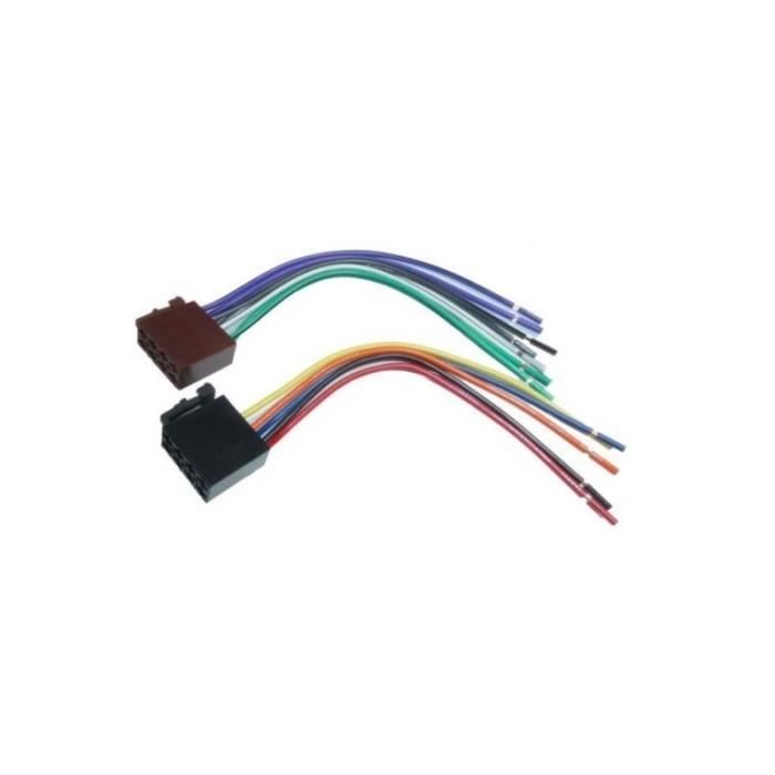 Car Radio Wire Cable Universal Male ISO Wiring Harness Stereo Adapter ...