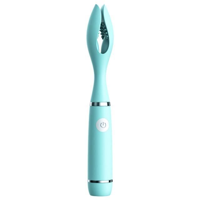 Stimulateur de point G féminin, 10 Modes, Double pince, vagin, Clitoris, vibrateur, pinces à ...